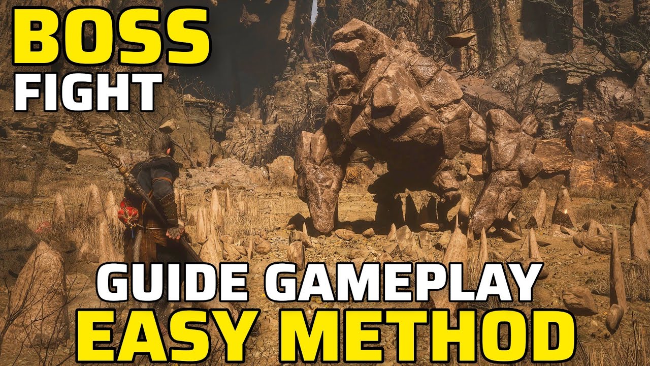Stone Vanguard BOSS Fight (Easy Method) Guide Gameplay | Black Myth ...