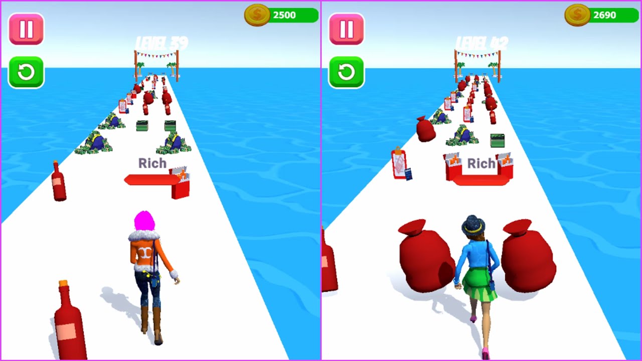 RICH RUN FUNNY 3D GAME #46 | RELAX GAME FOR DAY | ANDROID/IOS - YouTube