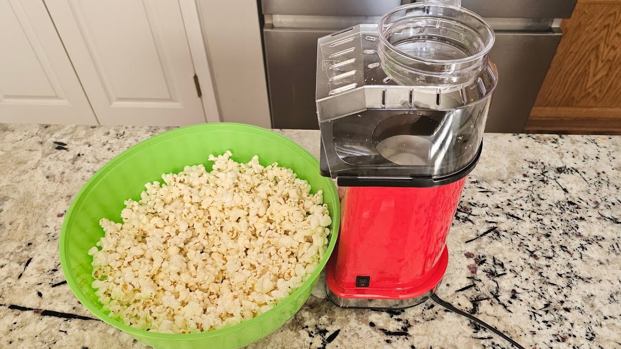 Air Fryer Popcorn no butter no oil in just 1 minute FOHERE Pop corn ...