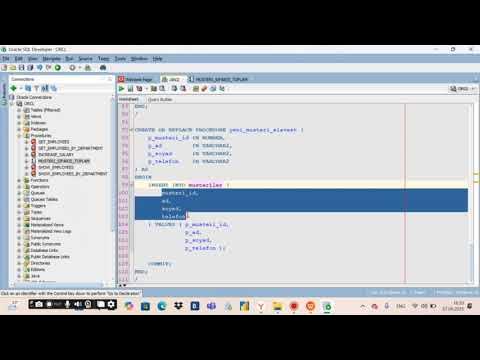 DƏRS 26 - Oracle PL/SQL - YouTube