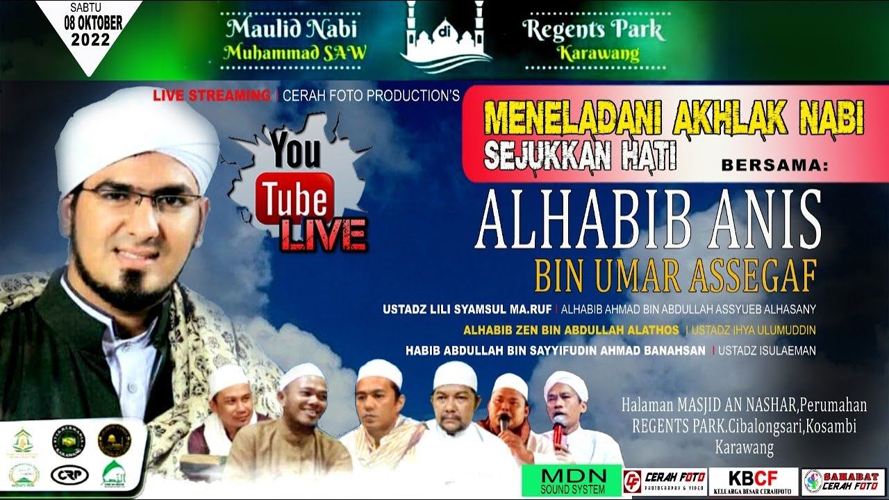 LIVE 🔴 MAULID NABI MUHAMMAD SAW - "MENELADANI AKHLAK NABI" - BERSAMA AL ...
