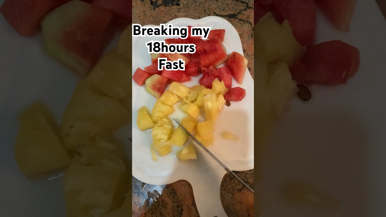 18 hours fast: How I break my fast after intermittent fasting. - YouTube