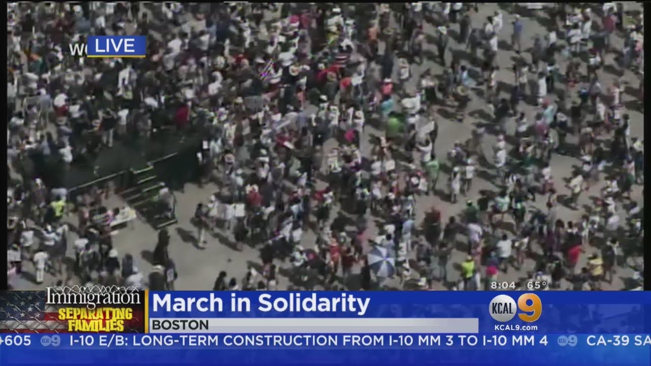 Thousands To Hit Downtown LA Streets For Immigration Protest - YouTube