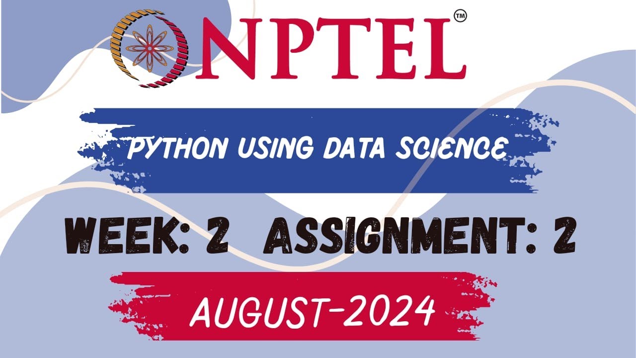 Data Science Using Python Assignment 2 Answers Quiz Solution Week 2 1853