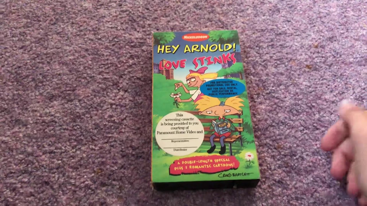 Hey Arnold Love Stinks Demo Tape VHS Unboxing - YouTube