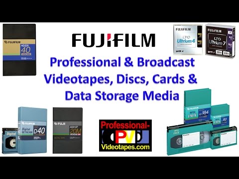 Fujifilm tapes professional data storage LTO media supplier - YouTube