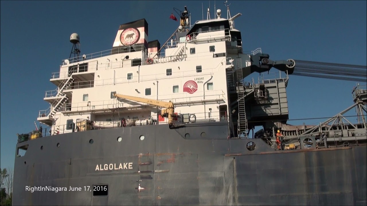 Remembering the ship ALGOLAKE, Welland Canal (seen 2016) - YouTube