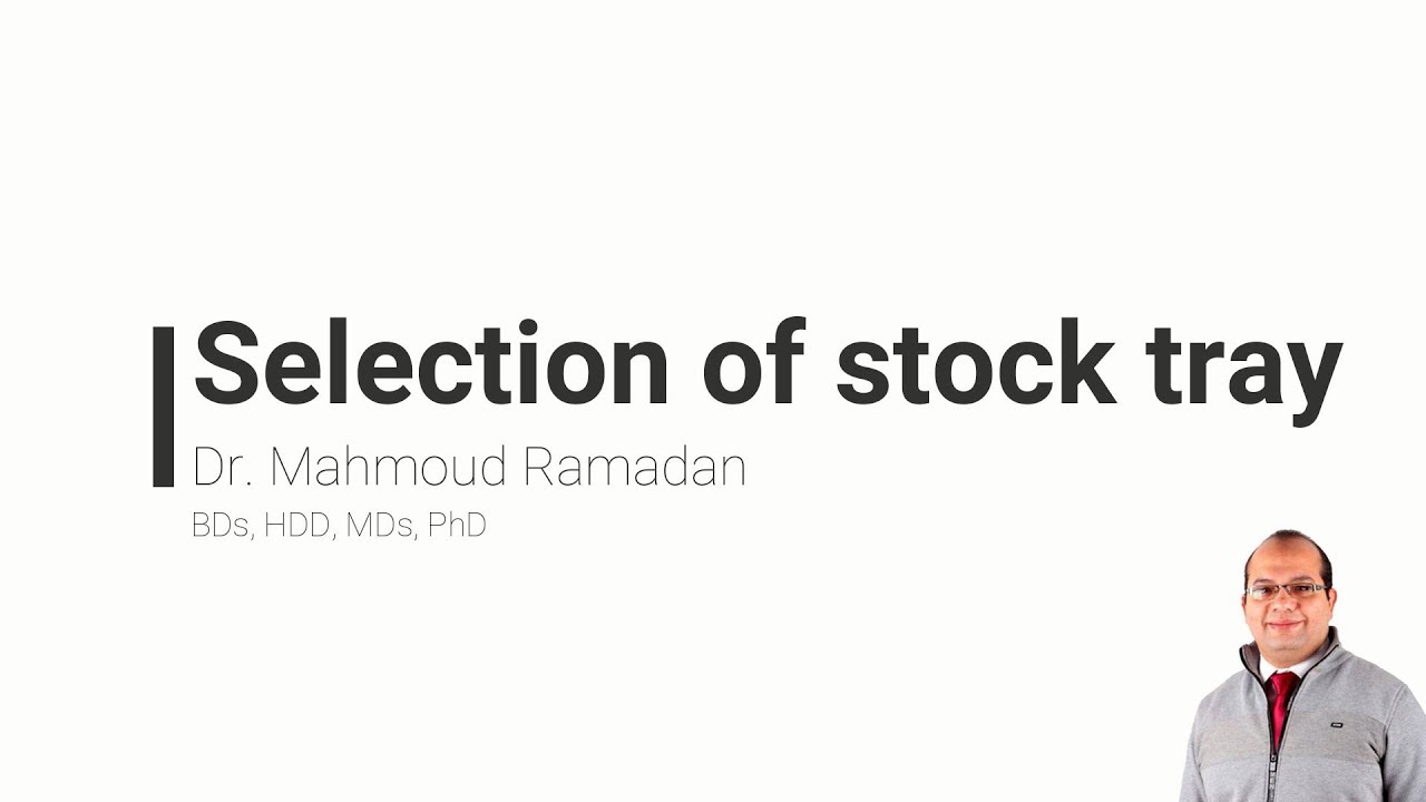 5- Selection and adjustment of stock tray - YouTube