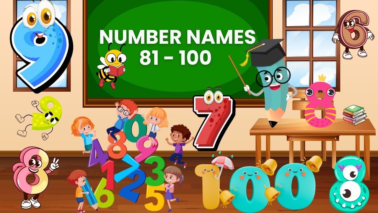 Number names| Number Names 81- 100| Number spelling | Learn Number | # ...
