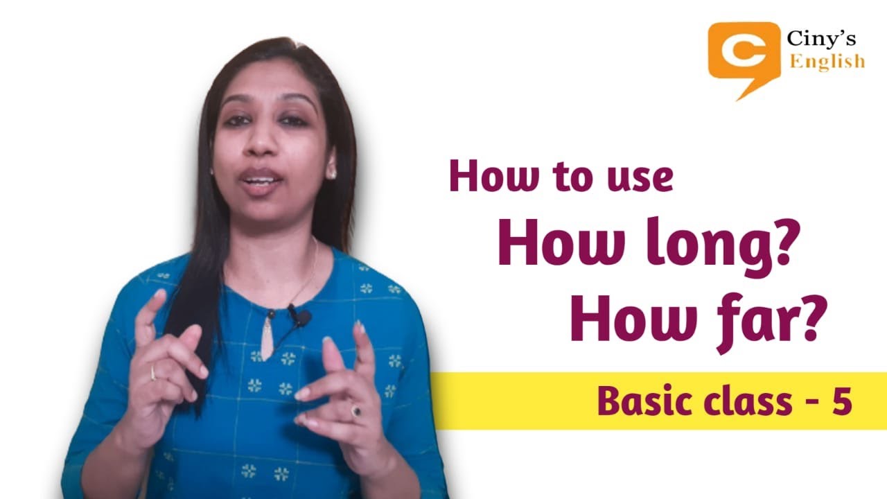 How to use How long and How far | For course details contact +91 77364 ...
