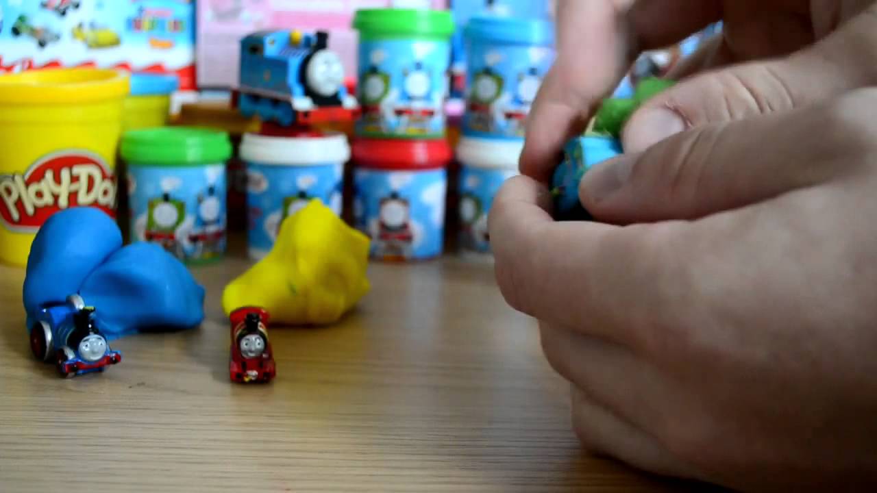 Thomas And Friends Play Doh Surprise Eggs Thomas The Tank Play dough ...