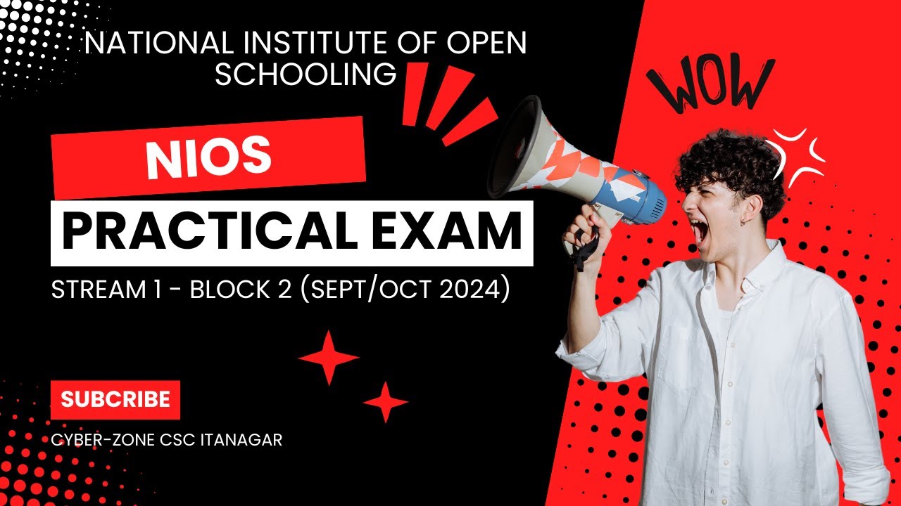 NIOS || PRACTICAL EXAMINATION DATE-SHEET 2024 | Latest updates - YouTube