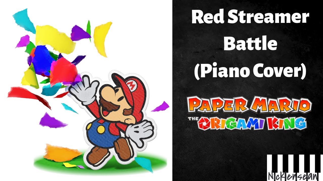 Red Streamer Battle (Piano Cover) - Paper Mario The Origami King - YouTube