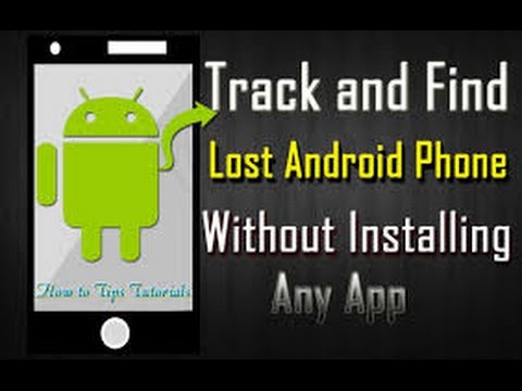 How to find your lost android phone # Android device manager - YouTube