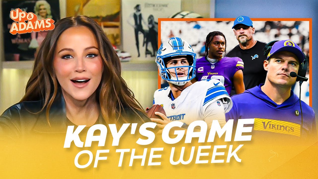 Kay Adams and Hammer Break Down Lions vs Vikings… Kay’s Game of the ...