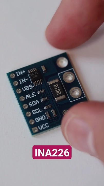 TI INA226 sensor for measuring current, voltage and power on Arduino, ESP32 or Raspberry Pi # ...