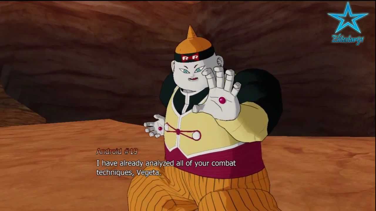 Dragonball Raging Blast Vegeta Vs Android 19 - YouTube