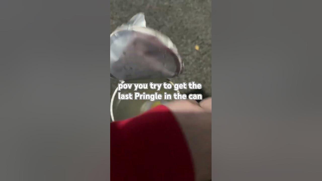 pov you try to get the last Pringle in the Pringle can #funny - YouTube