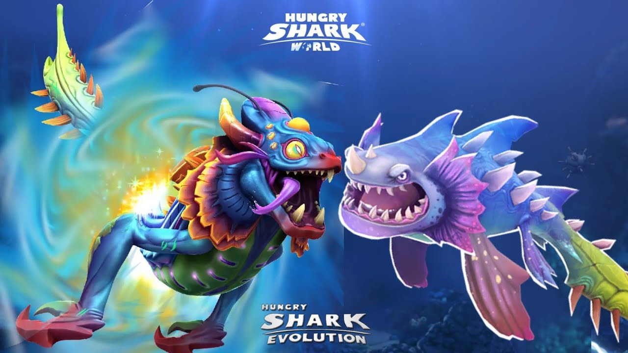 Cosmic Alan vs Aaron Shark - Hungry Shark Evolution vs Hungry Shark ...
