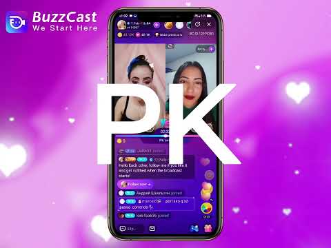 Come to watch the LIVE HOUSE PK now in BuzzCast.