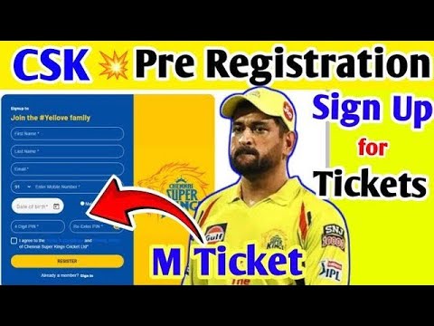CSK tickets update 2025 in tamil | CSK tickets 2025 tamil - YouTube