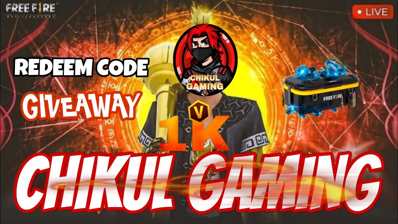 CHIKUL GAMING IS LIVE 🫡 ️ LIVE GIVEAWAY AND GUILD TEST 🤯💥 SHOW YOUR ...