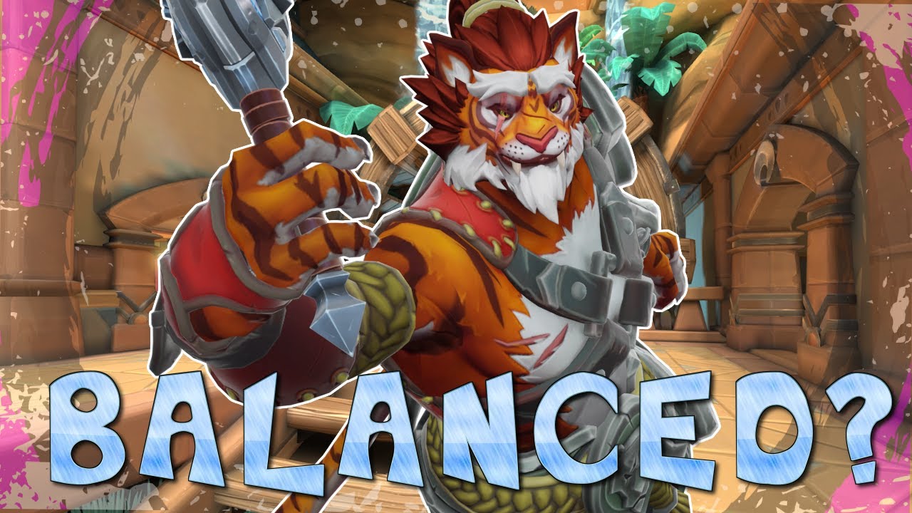 One of the most BALANCED Champions? : Paladins Tiberius Gameplay - YouTube