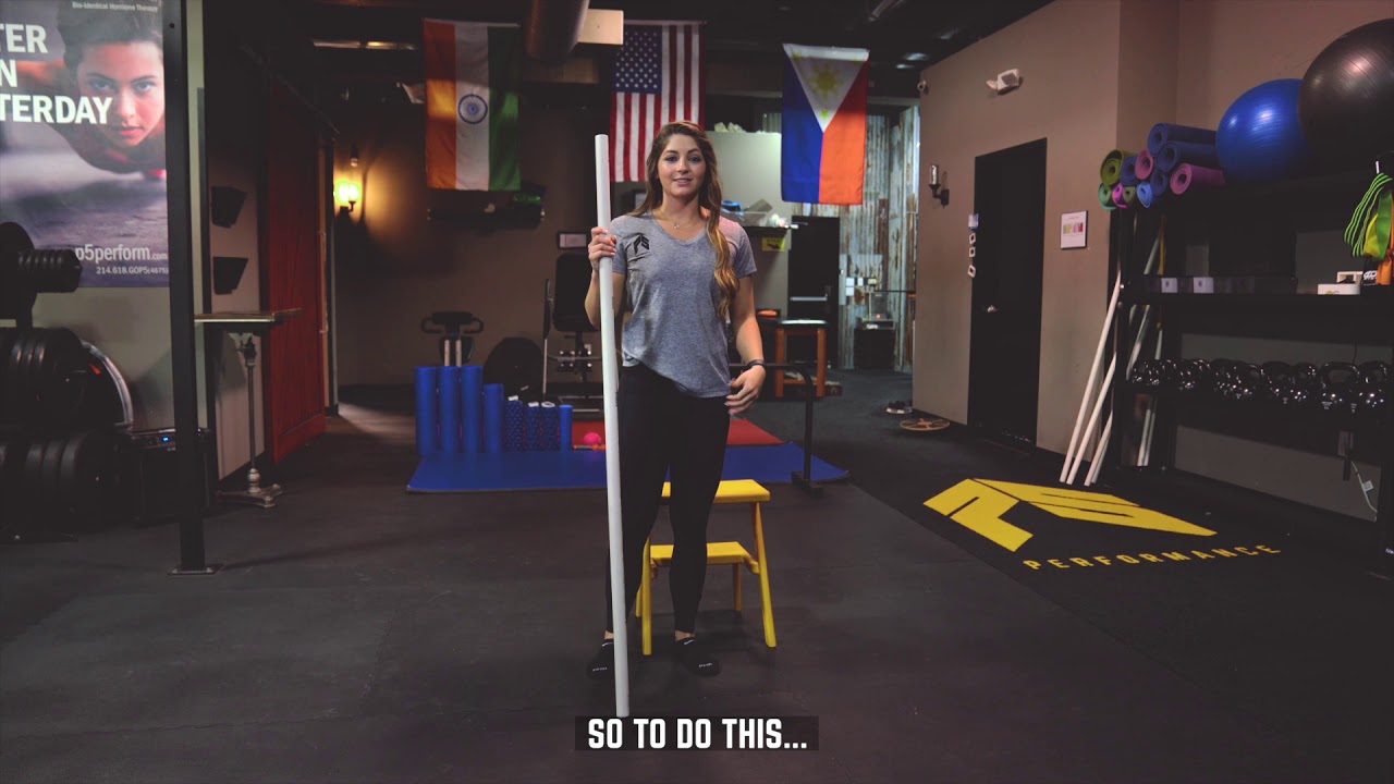 Low Back Stick Mobility Exercise - P5 Performance - YouTube