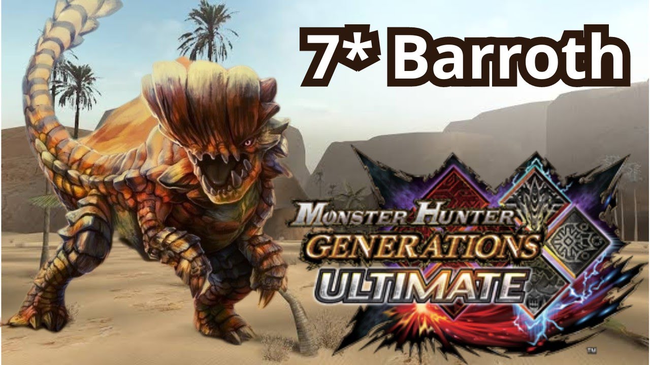 Monsternya Nyebelin || MHGU - Valor Longsword vs Barroth 7* Village ...