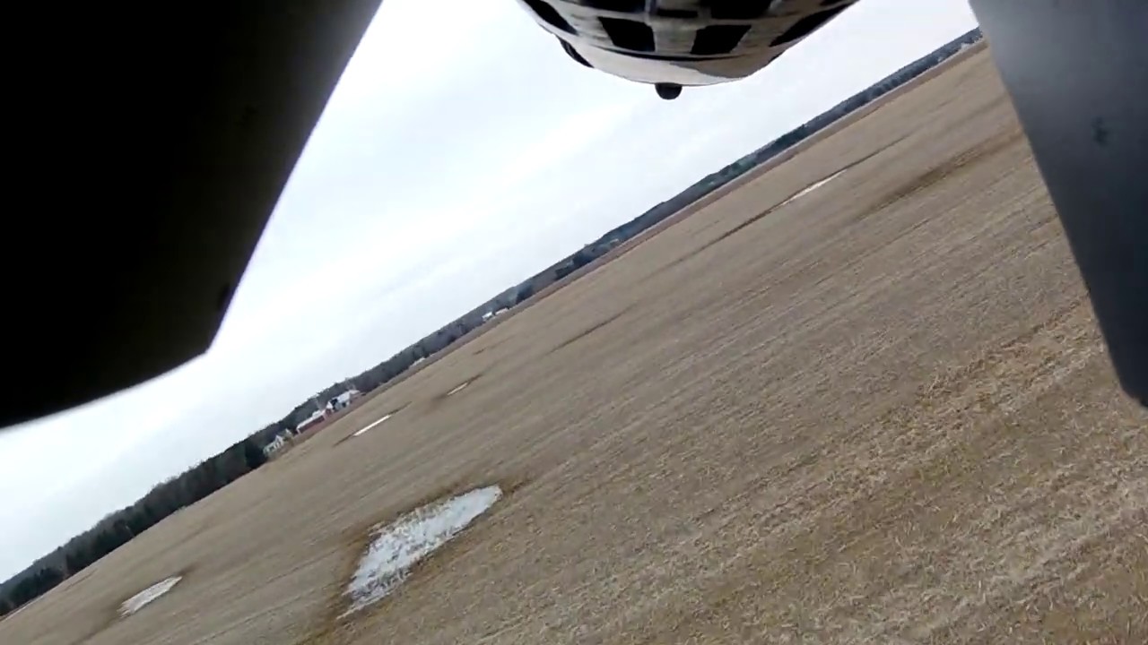 E-flite 70mm F-16 runcam belly view 12-22-18 - YouTube