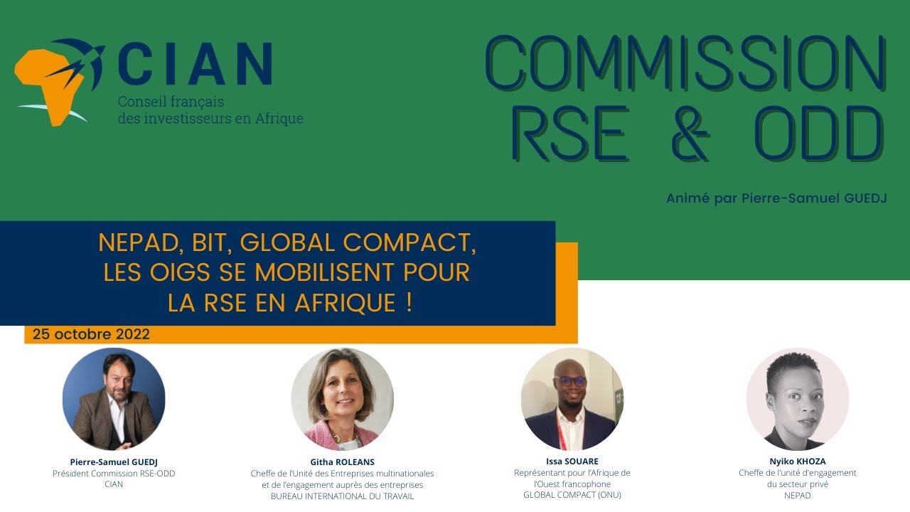 Commission RSE & ODD du 25/10/2022 : "Quand les organisation se ...