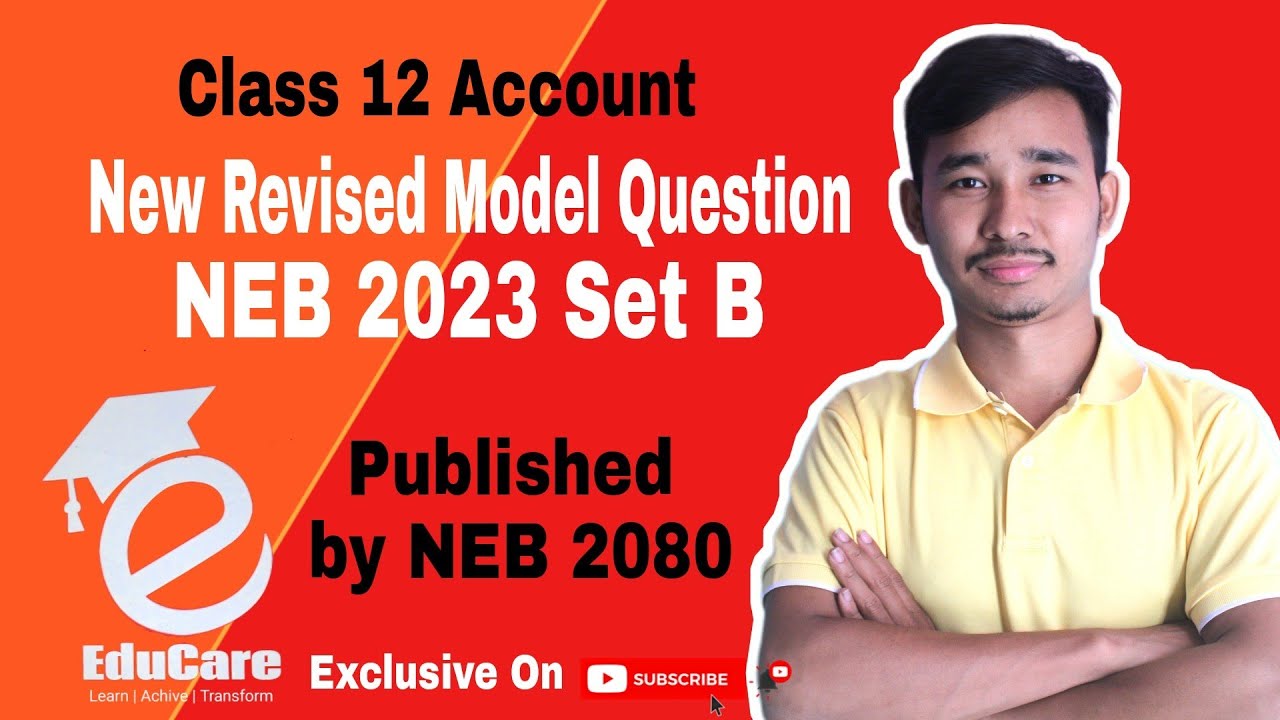 New Revised Account Model Solution Set B 2079 | Class 12 Account - YouTube