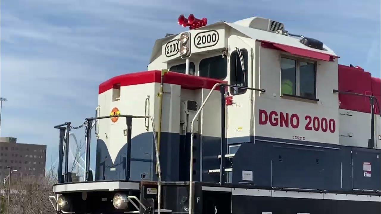 UNION PACIFIC TRAILING ON DGNO TRANSFER!! DGNO 2000 Leads Transfer with UP 7389 at EBJ Union ...