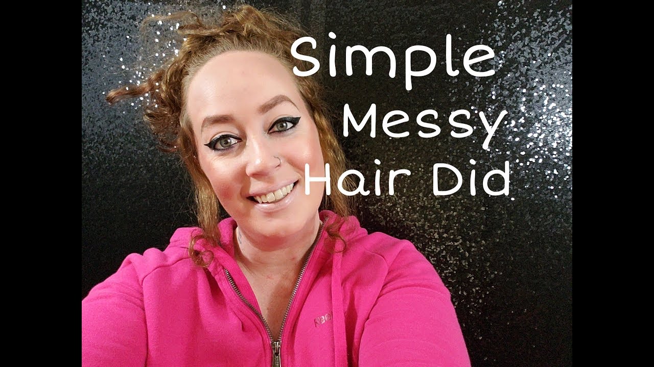 HAIR TUTORIAL! My Messy Hair Style - YouTube