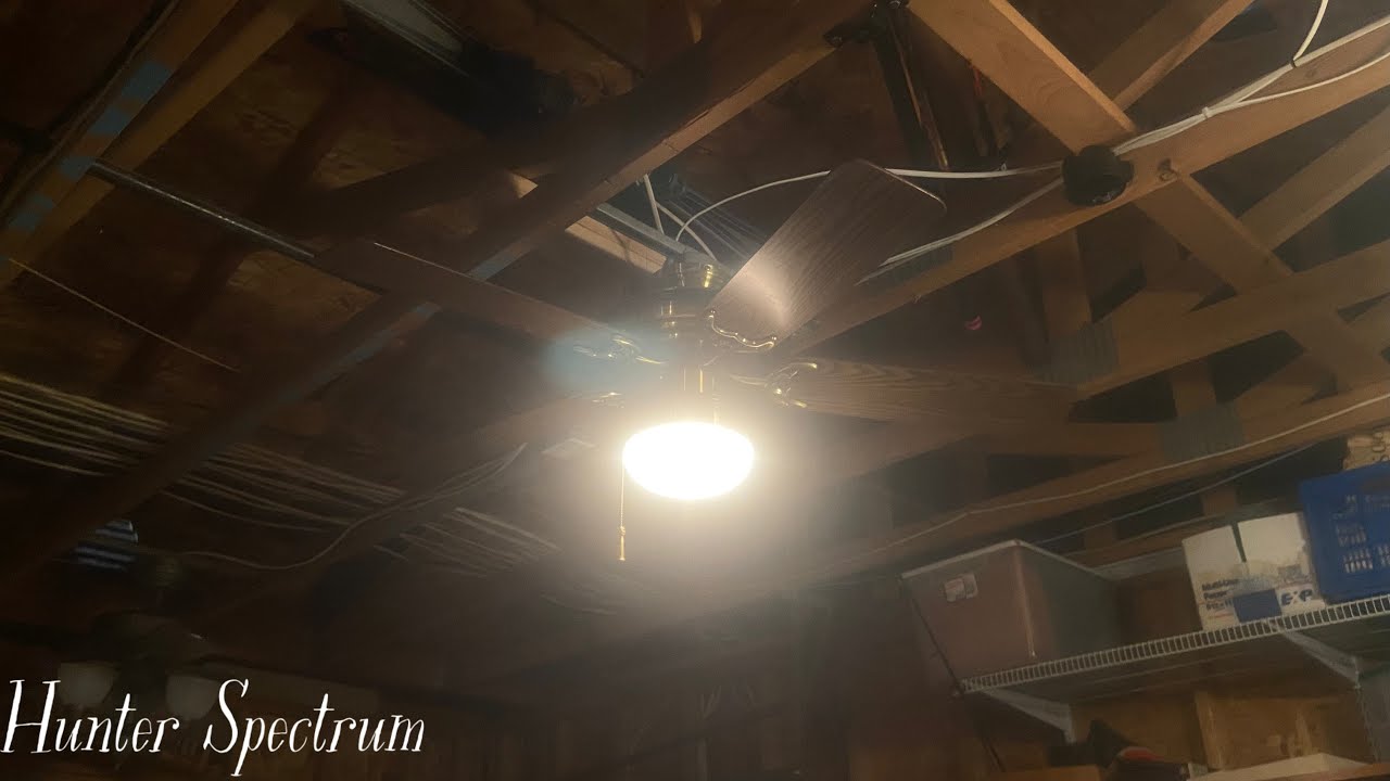 Hunter Spectrum Ceiling Fan - YouTube
