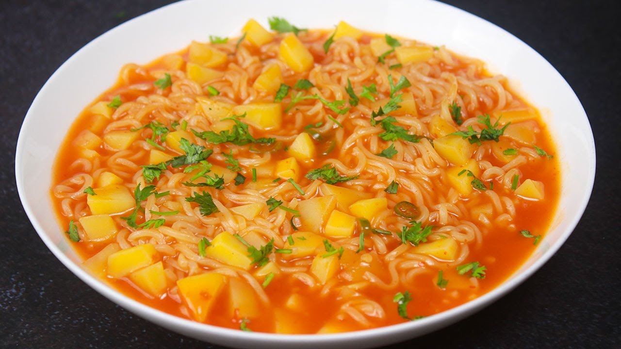 Instant Maggi Recipe | Spicy Curry Maggi Recipe | Masala Maggi Recipe ...