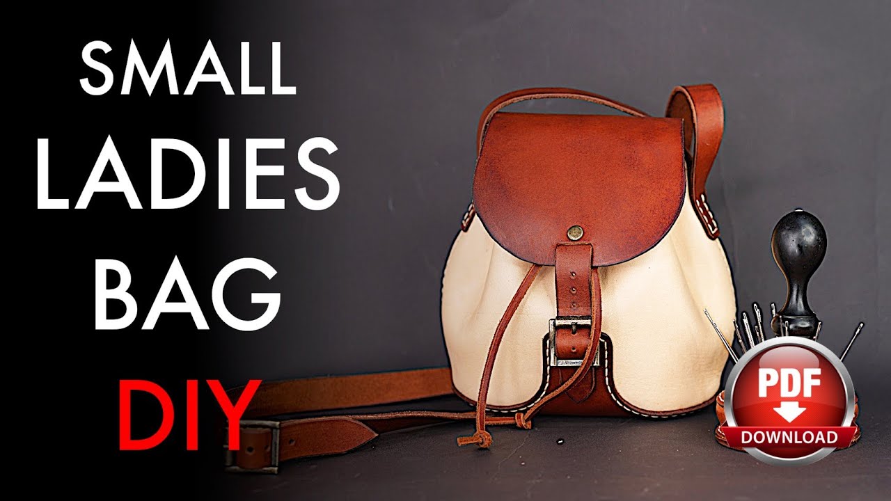 Small Ladies Bag DIY - Tutorial and patterns Download - YouTube
