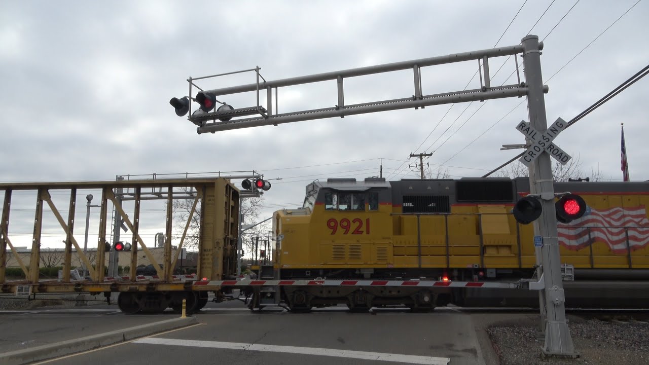 UP 9920 Rocklin Rocket Local Shoving East - Delmar Ave. Railroad ...
