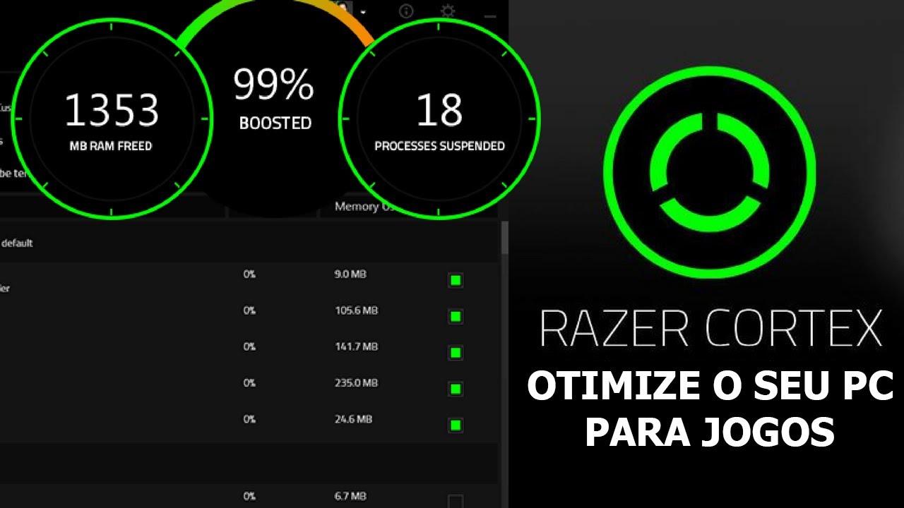 Como AUMENTAR seu FPS com RAZER CORTEX - YouTube