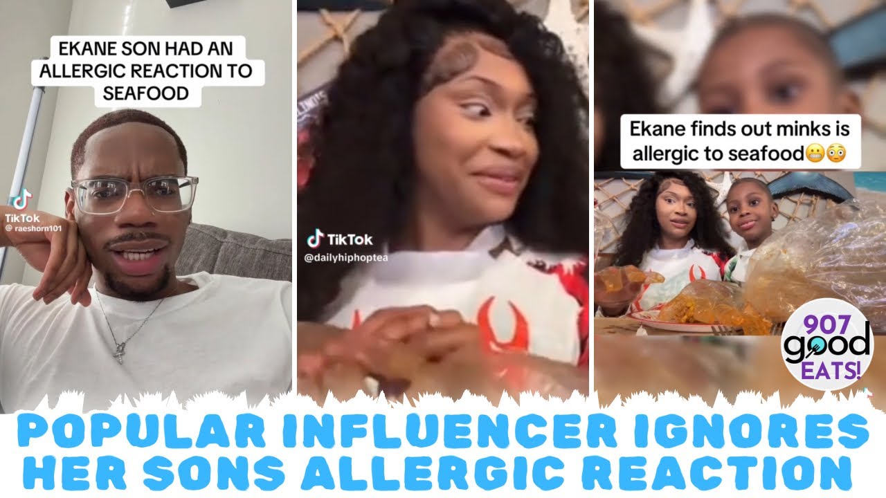 Popular Influencer Ignores Her Sons Allergic Reaction - YouTube