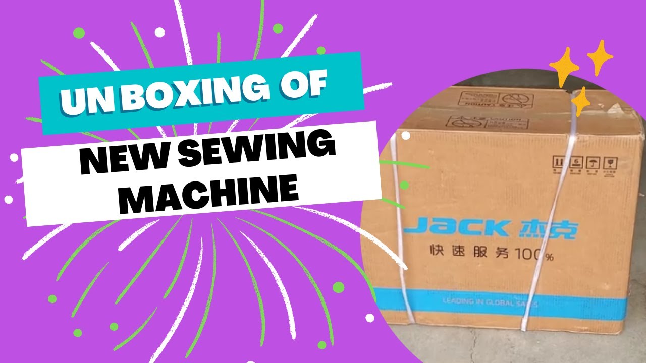 2022 Unboxing of Jack A5E Sewing Machine - YouTube