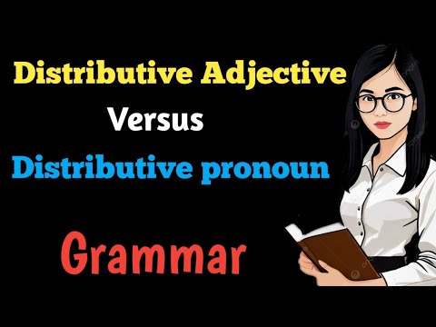 Distributive pronoun vs distributive adjective | Distributive pronoun ...