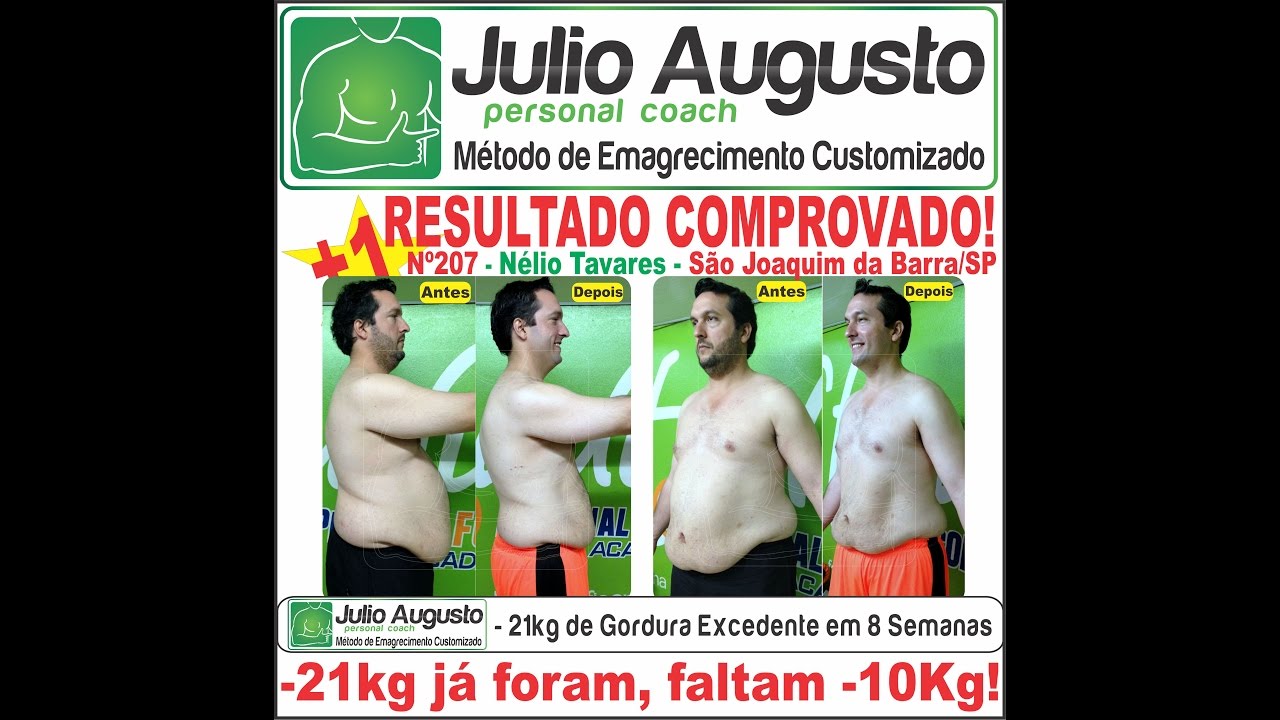 Nélio Tavares - Emagreceu 21 kg de gordura excedente em apenas 8 ...