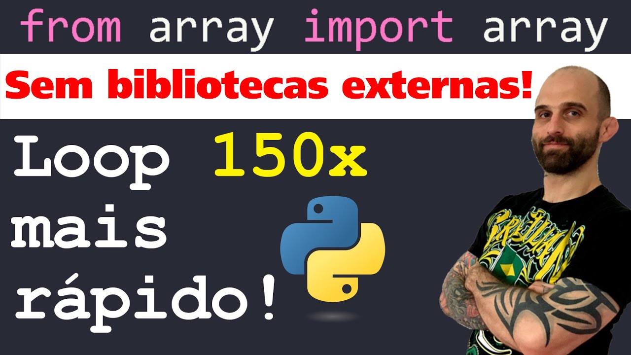 Loop em Python 150x mais rápido sem instalar bibliotecas! - YouTube