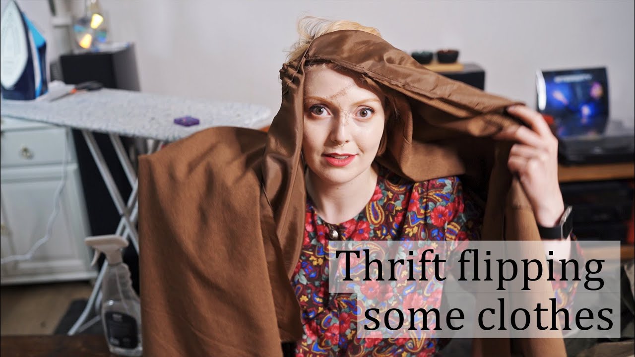 Thrift flipping / up-cycling my clothes - YouTube