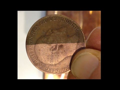 Restoration of Antique Coin using Laser Cleaning - YouTube