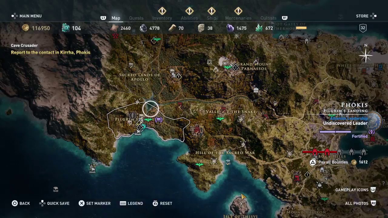 RedMadly's Live AC Odyssey Quest Getting my rewards Cave Crusader - YouTube