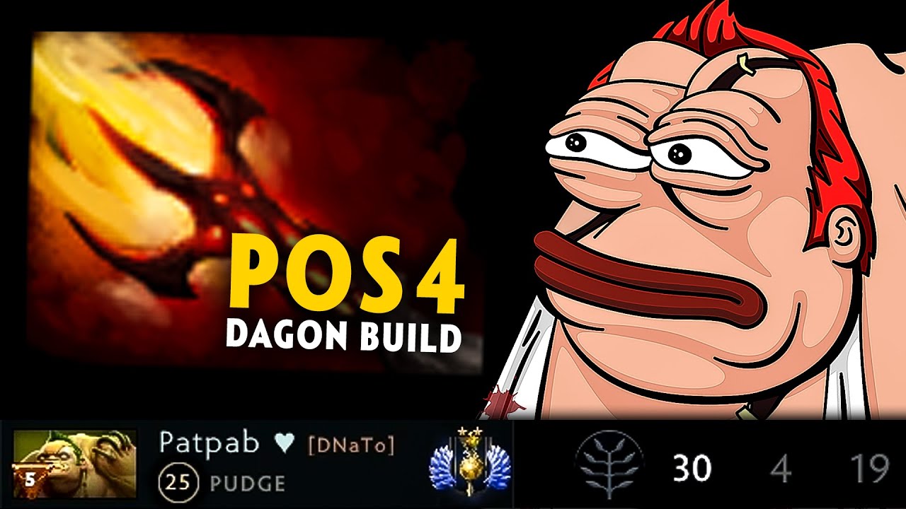WTF 30 KILLS !!! Pudge Support With Dagon Build | Pudge Official - YouTube