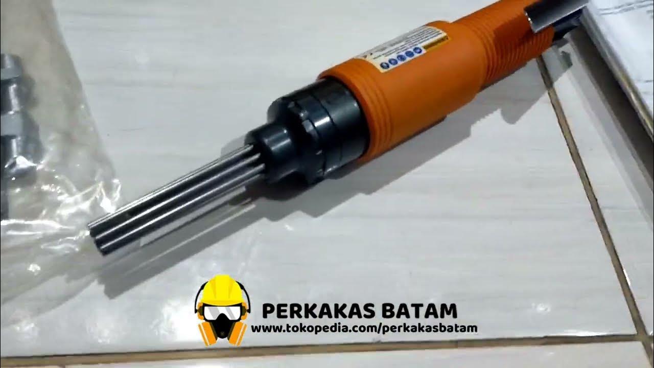 JET CHISEL JT-20 Nitto Kohki Needle Scaler Medium Duty Type Pneumatic - YouTube
