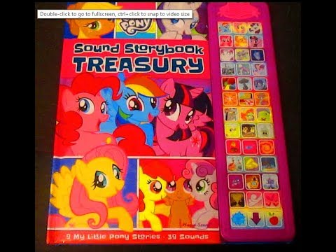 MY LITTLE PONY Sound Storybook Treasury 39 SOUNDS - YouTube
